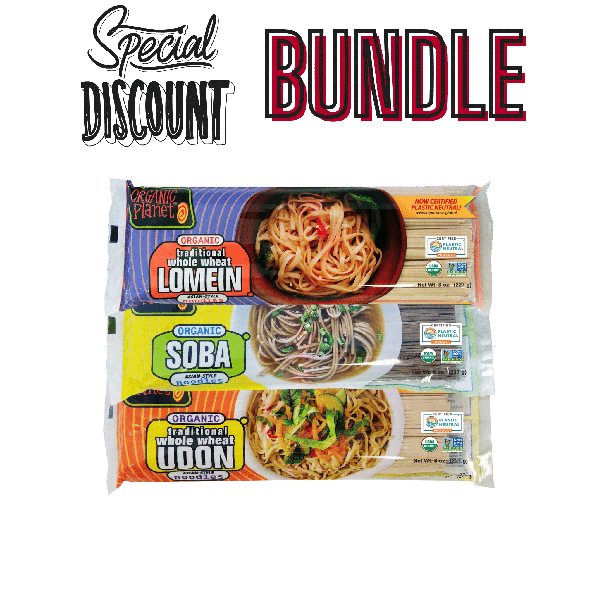 Soba, Udon & Lomein, Organic Noodles - variety pack – Great Eastern Sun