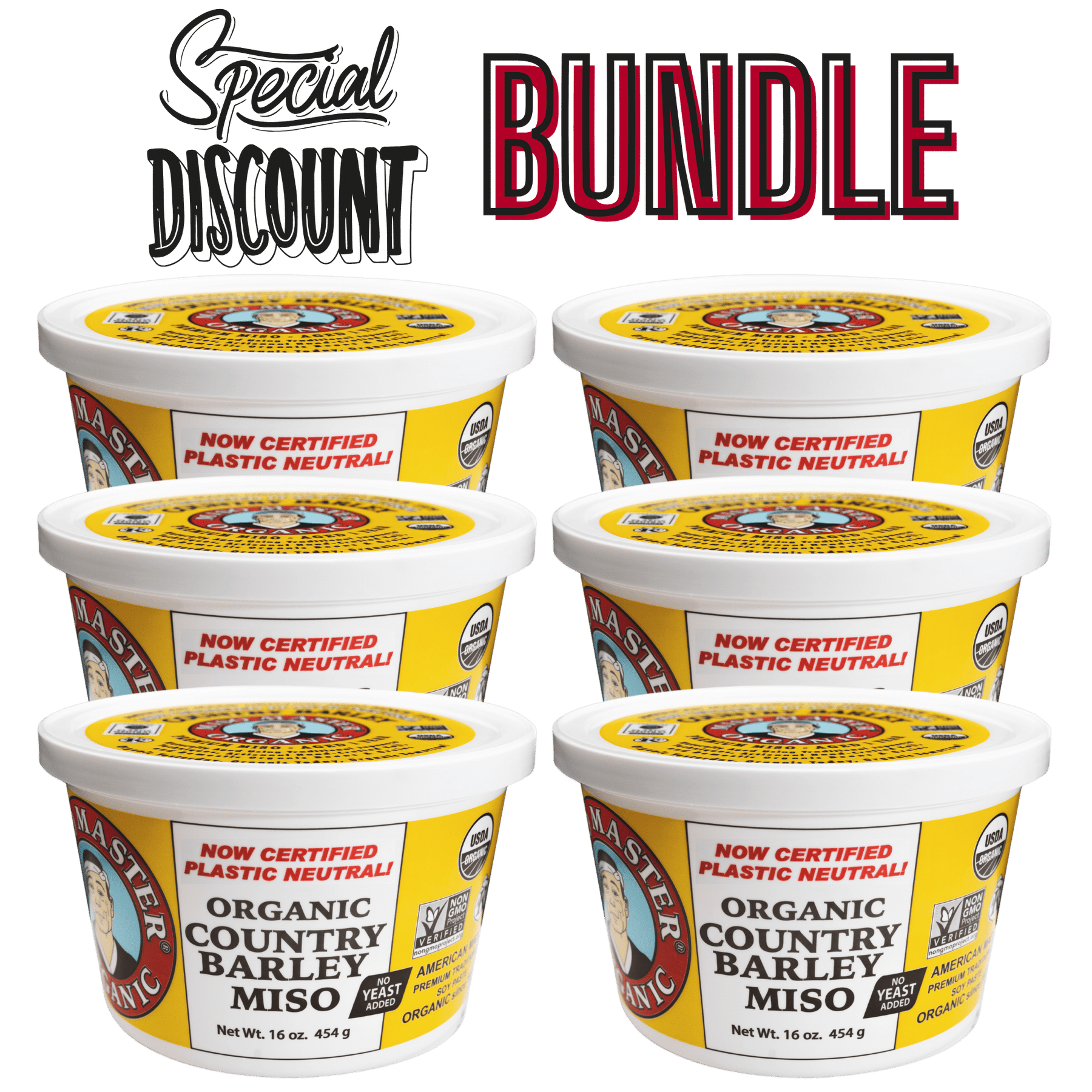 Barley Miso, Organic Barley Miso - 6 Pack – Great Eastern Sun