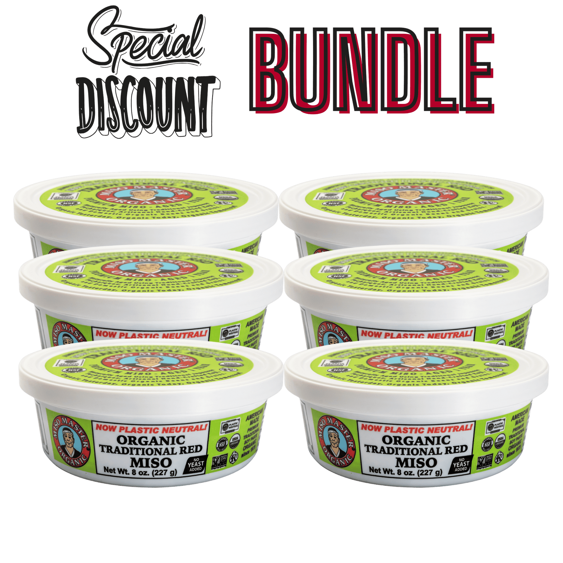 Red Miso, Organic Red Miso - 6 Pack – Great Eastern Sun